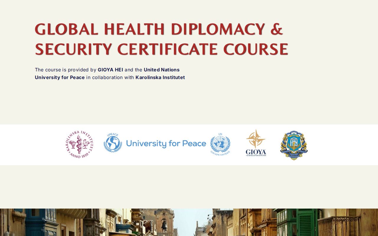 Global Health Diplomacy & Security Certificate Course
